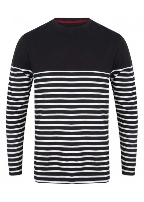 Front Row Long sleeve Breton striped T | GoCustom®