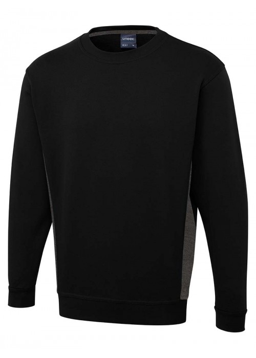 Uneek Clothing Two tone crew new sweatshirt | GoCustom®